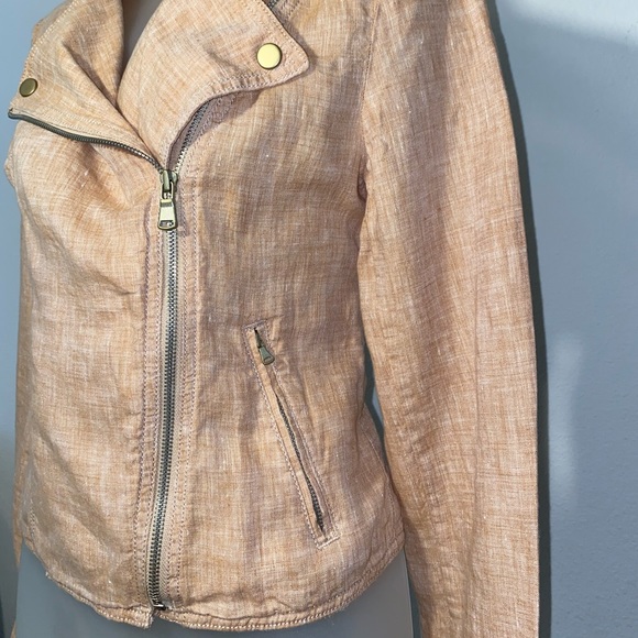 Lou & Grey | Jackets & Coats | Lou Grey Loft Linen Moto Jacket | Poshmark